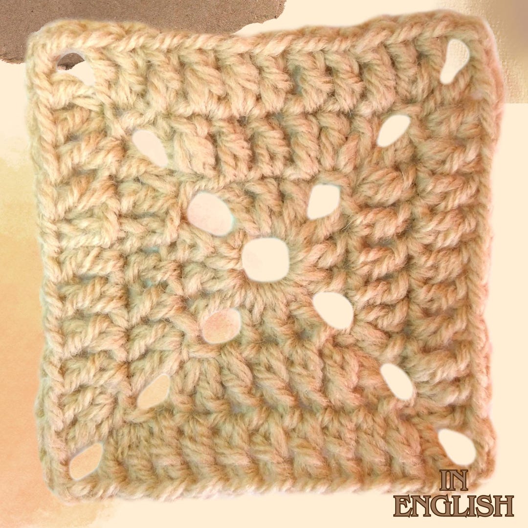 Basic Granny Square Crochet Pattern - Easy Beginner Tutorial (digital ...