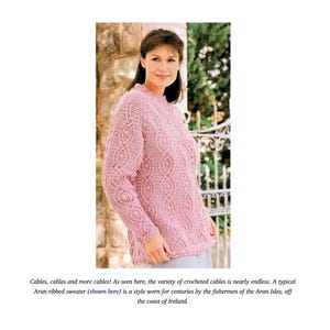 Crochet Master Class in English Crochet Patterns for Sweaters, Scarves ...