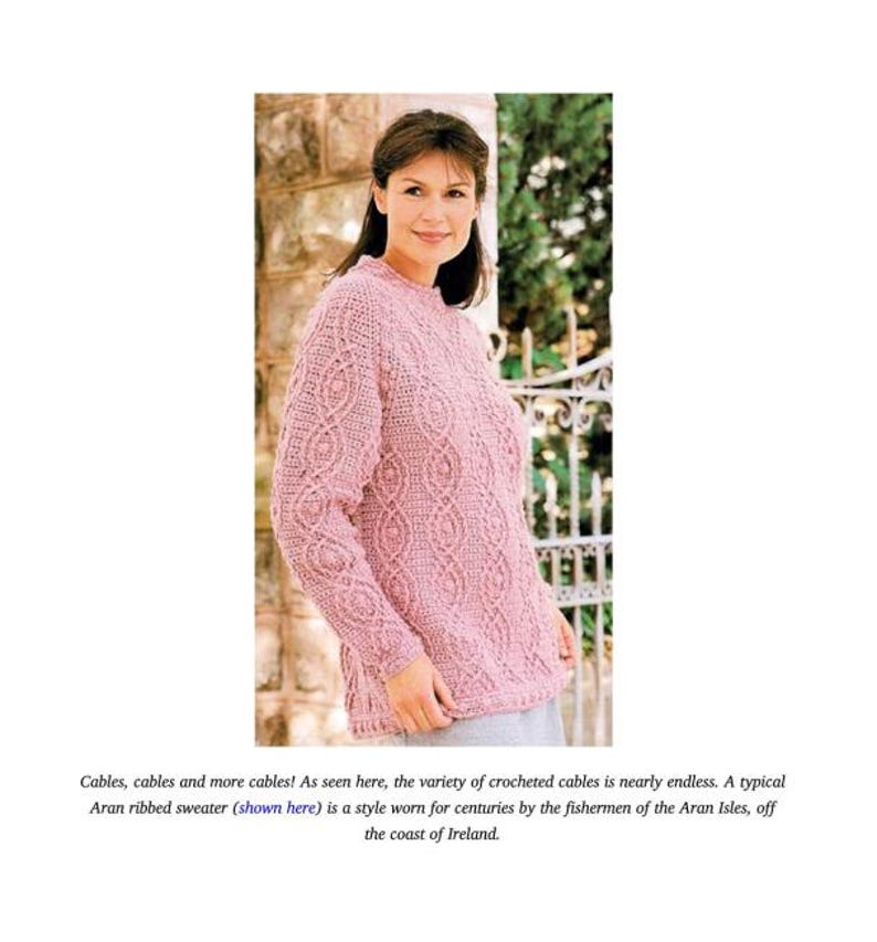 Crochet Master Class in English Crochet Patterns for Sweaters, Scarves ...