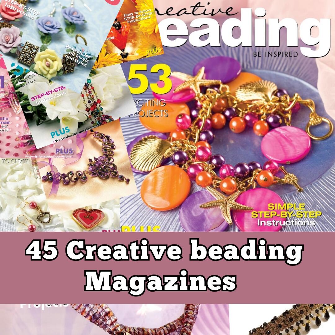 45 Creative Beading Magazines: Jewelry Patterns (digital Collection) - Etsy