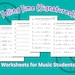 Musical Time Signature Practice Worksheets - Great for Beginner to ...