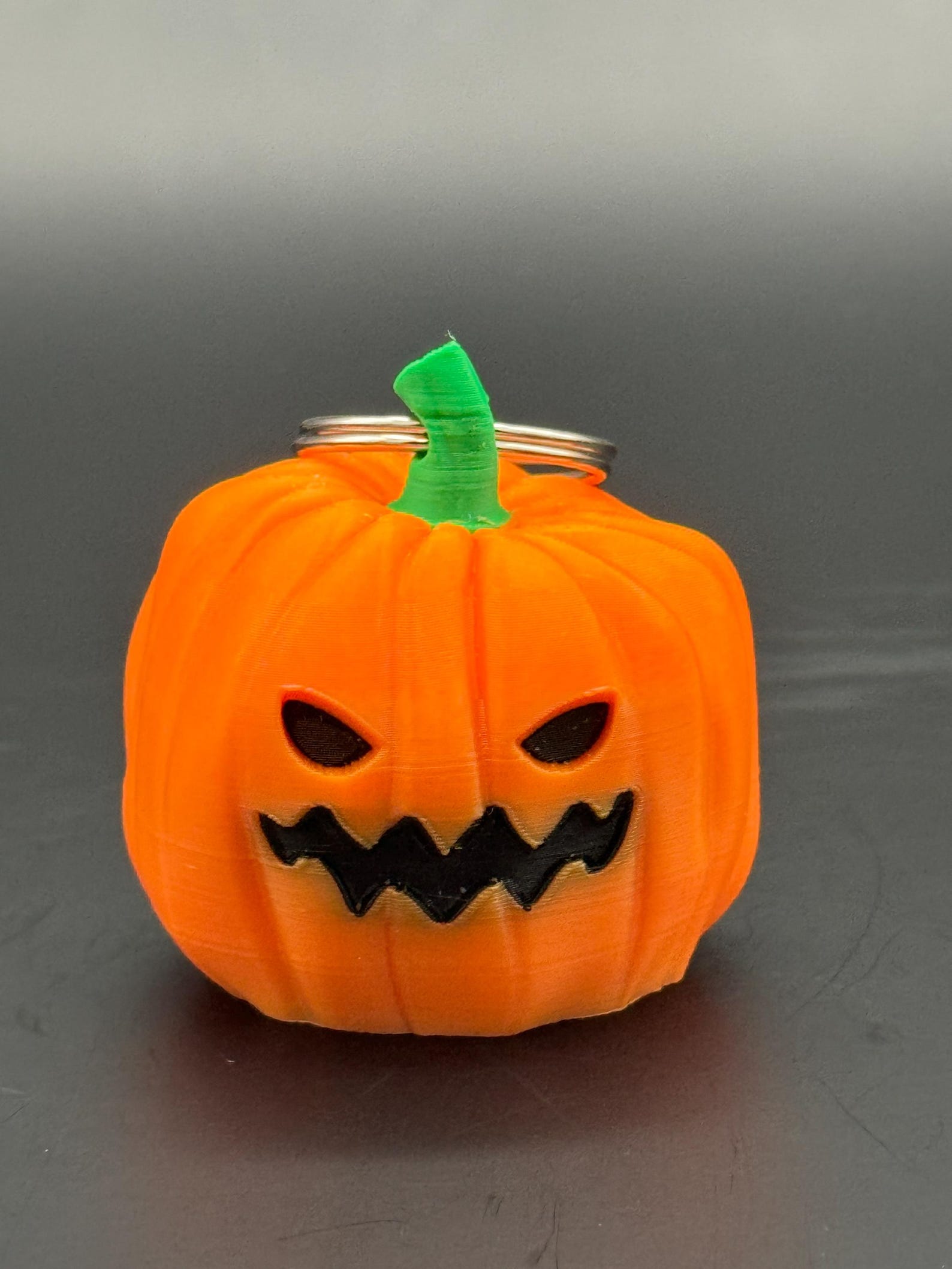 3d-printed Pumpkin Jack-o-lantern Keychain, Halloween Decor ...