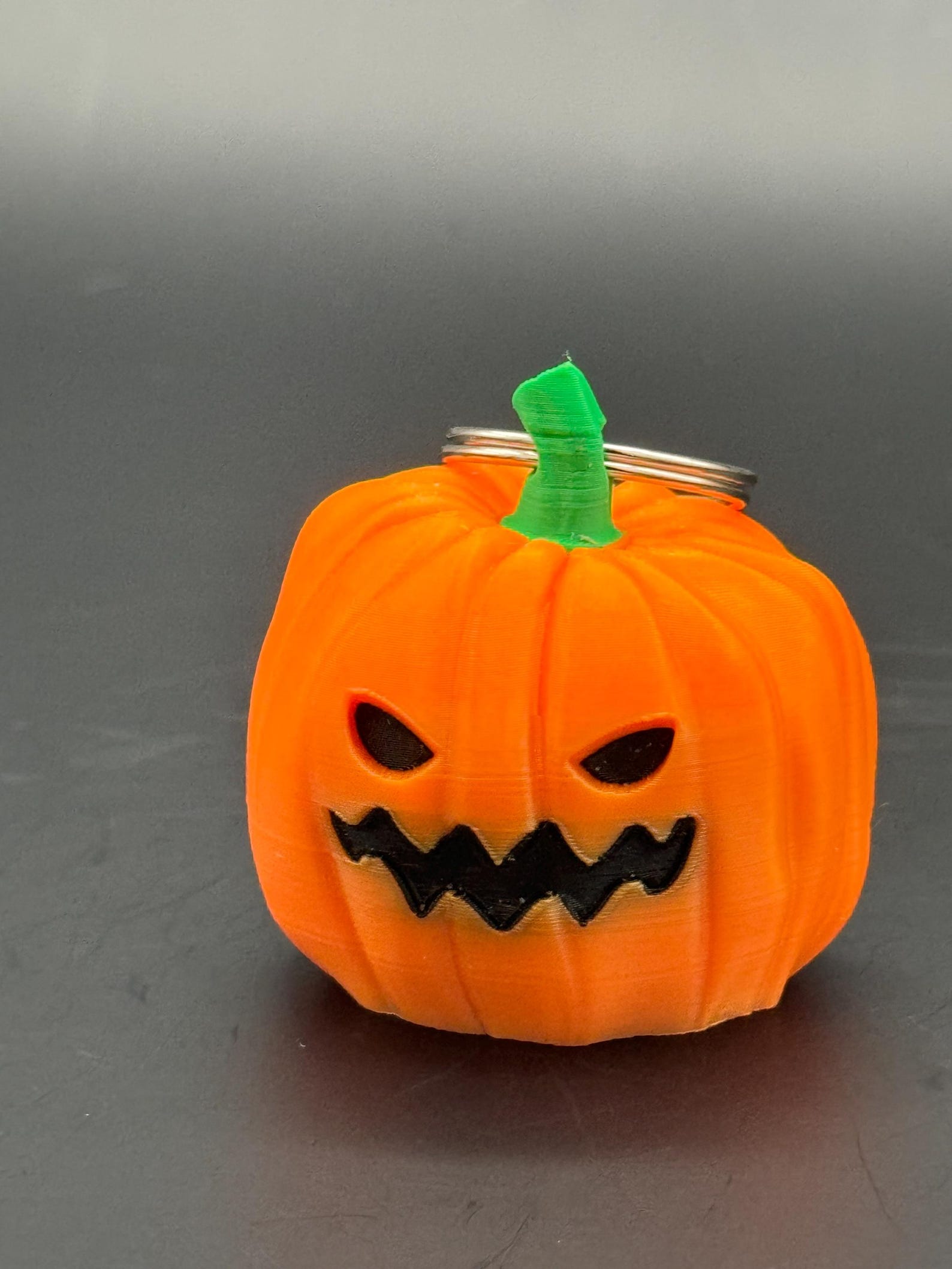 3d-printed Pumpkin Jack-o-lantern Keychain, Halloween Decor ...