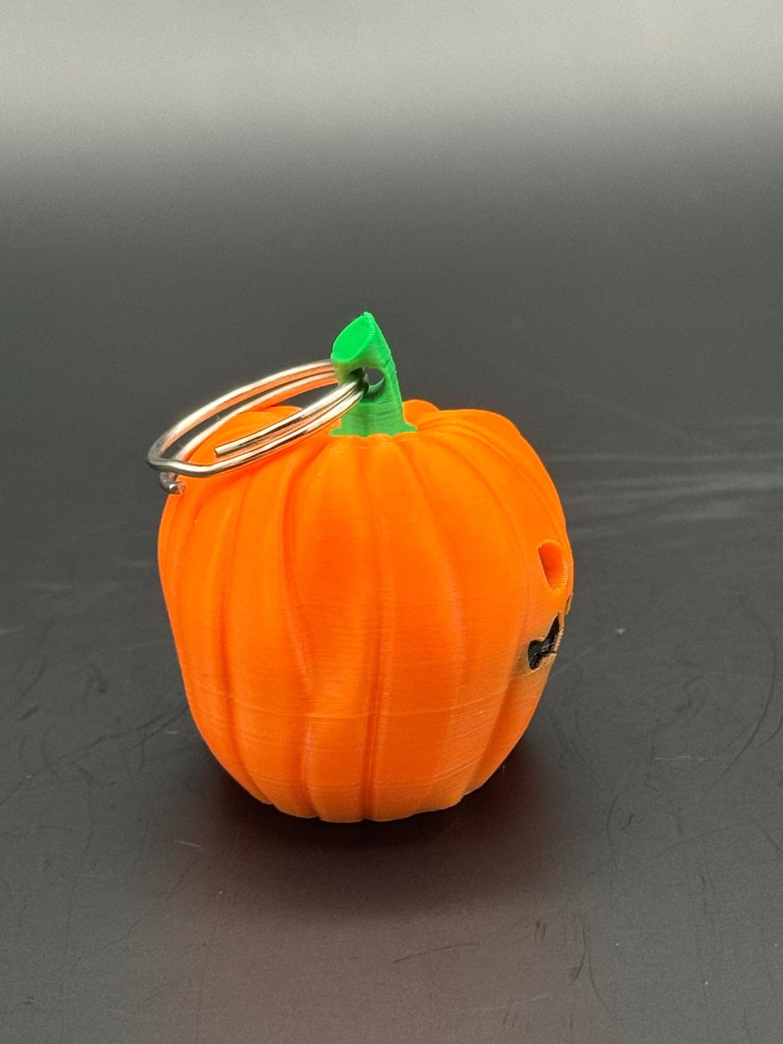 3d-printed Pumpkin Jack-o-lantern Keychain, Halloween Decor ...