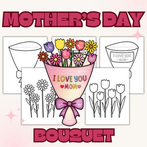 DIY Flower Art Kit for Kids: Craft a Colorful Bouquet for Mom - A ...