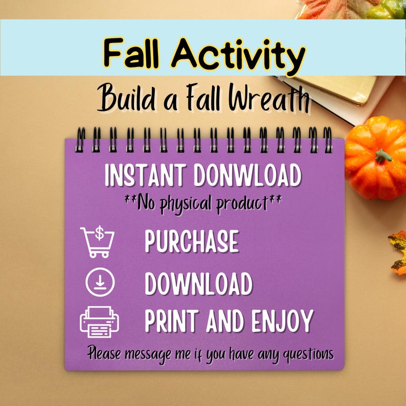 Fall Leaf Wreath Craft for Kids, Build a Fall Wreath,teachers Resources ...