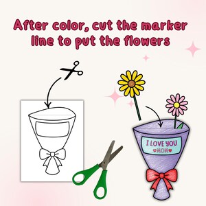 DIY Flower Art Kit for Kids: Craft a Colorful Bouquet for Mom - A ...