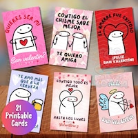 Pan Dulce/sweet Bread Printable Valentine Cards - Etsy