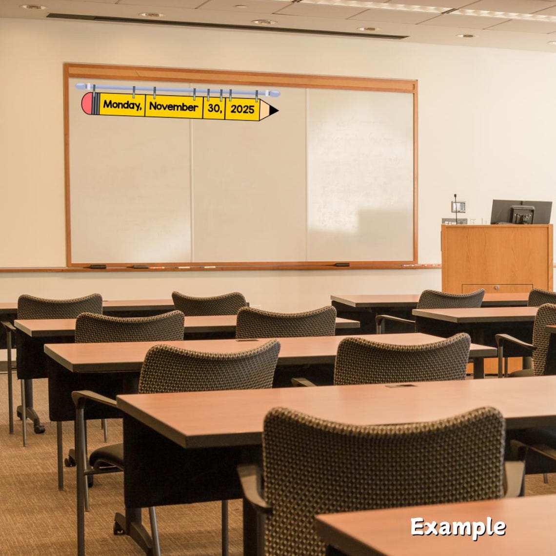 Flip the Pencil – Pencil Flip Calendar Printable | Classroom Decor ...