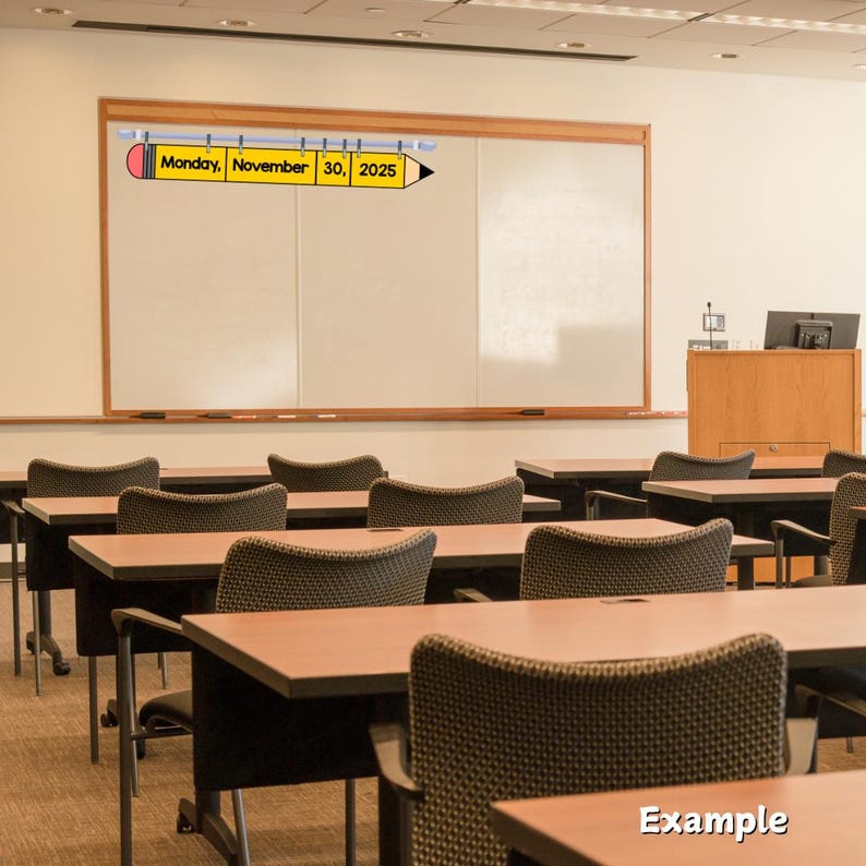 Flip the Pencil – Pencil Flip Calendar Printable | Classroom Decor ...