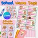 Capybara School Name Tags- Printable and Editable Canva Template, Back ...