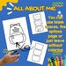 Back to School All About Me Foldable Backpack, First Week of School ...