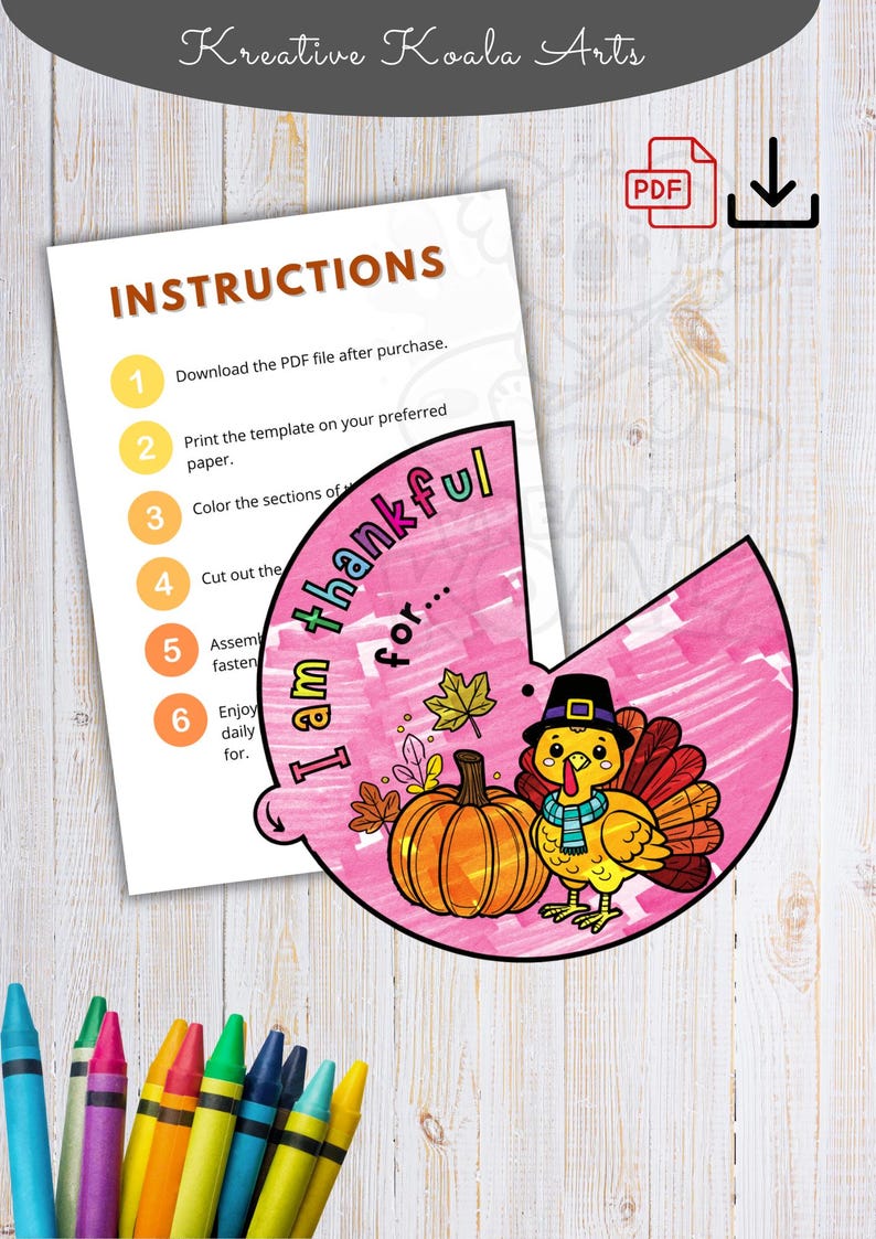 I Am Thankful for | Thankful Coloring Wheel |thanksgiving Activity for ...