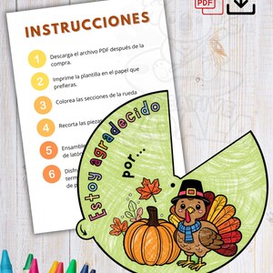 Spanish I Am Thankful For(estoy Agradecedido Por) | Thankful Coloring ...