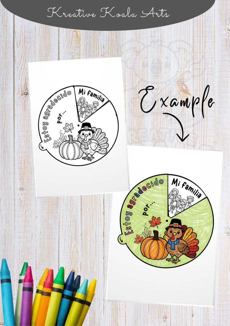 Spanish I Am Thankful For(estoy Agradecedido Por) | Thankful Coloring ...