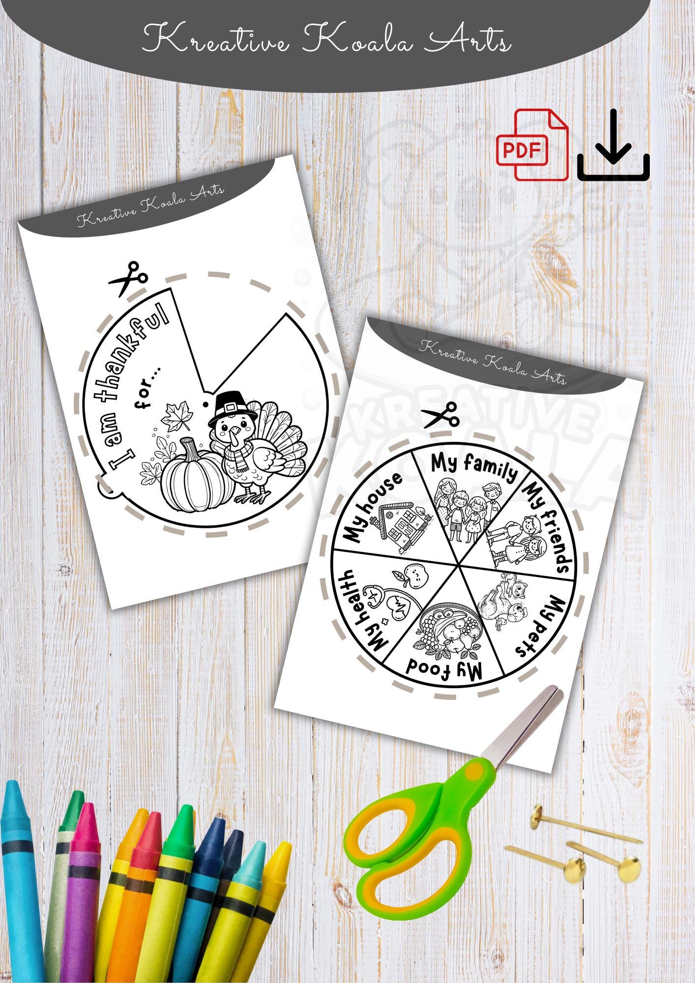 I Am Thankful for | Thankful Coloring Wheel |thanksgiving Activity for ...