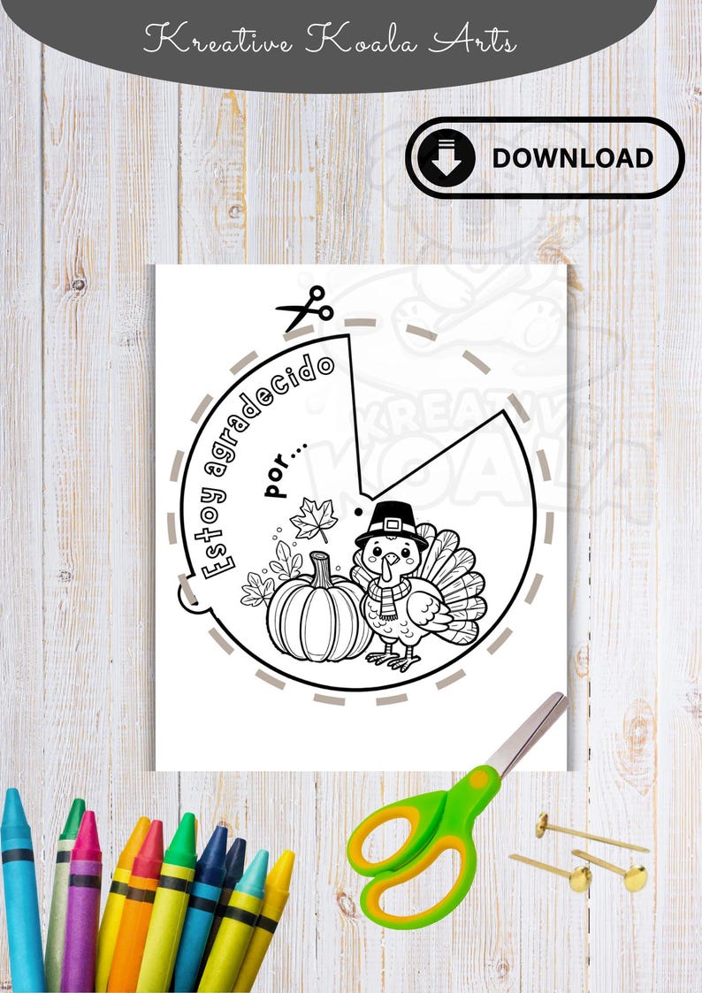 Spanish I Am Thankful For(estoy Agradecedido Por) | Thankful Coloring ...
