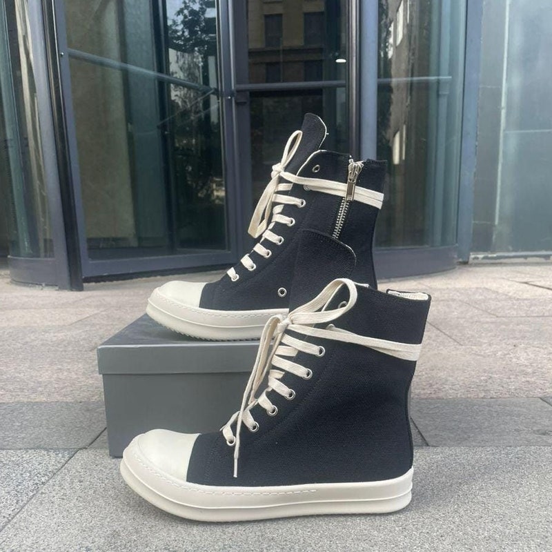 Mens High Top Lace Boots - Etsy