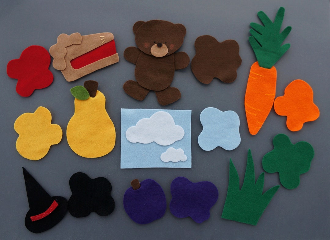 The Color Song Felt Set // Felt Board Story // Flannel Board Story ...