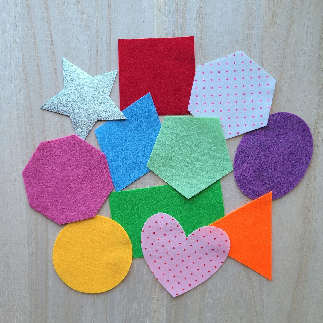 Felt Shapes Set// Felt Board Stories // Flannel Board Story // - Etsy