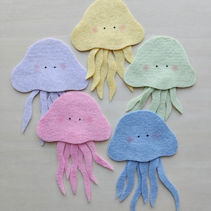 Jellyfish Felt Set Jellyfish Felt Board Stories Jellyfish Felts 5 ...