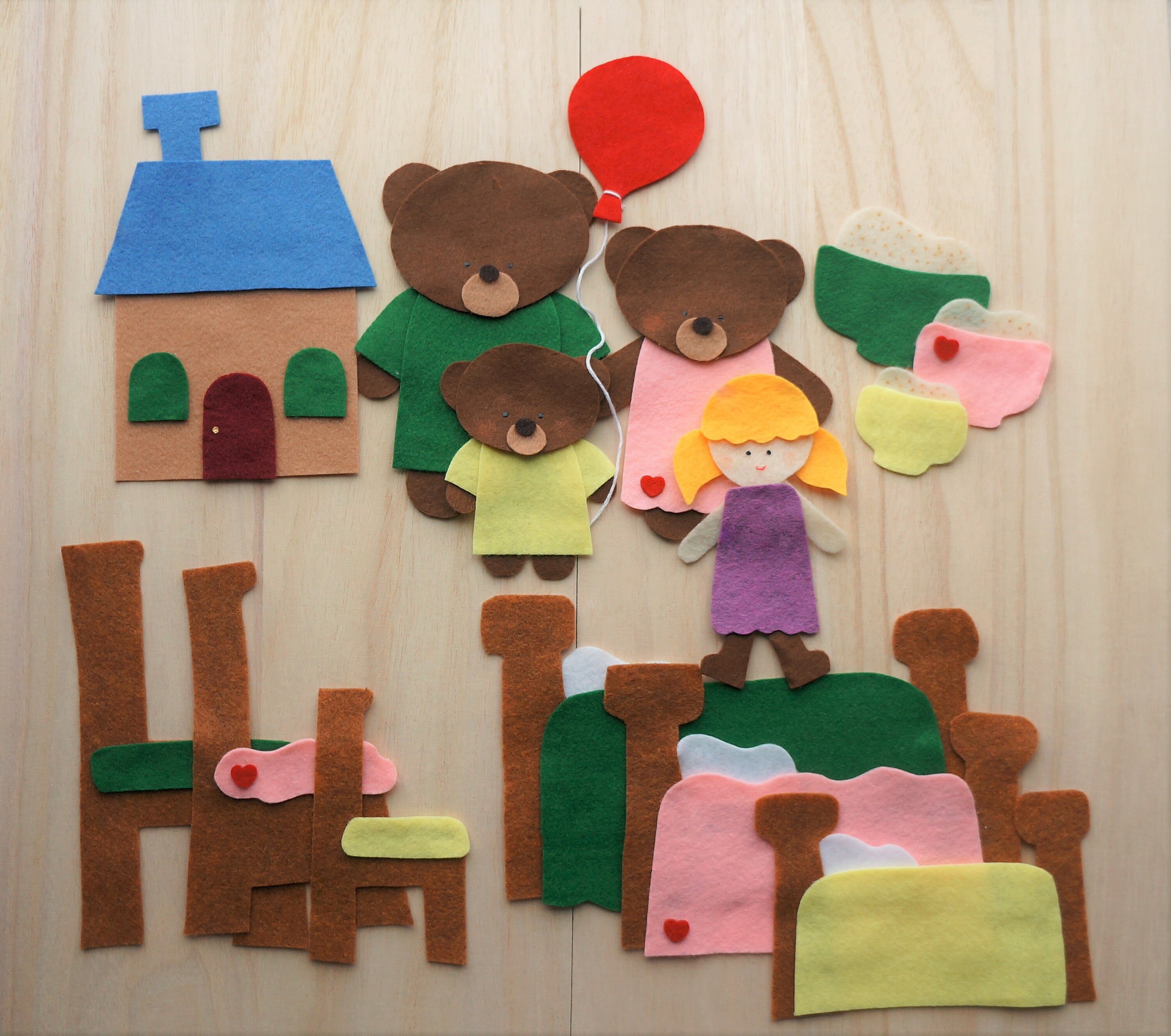 Goldilocks And The Three Bears Story Chairs