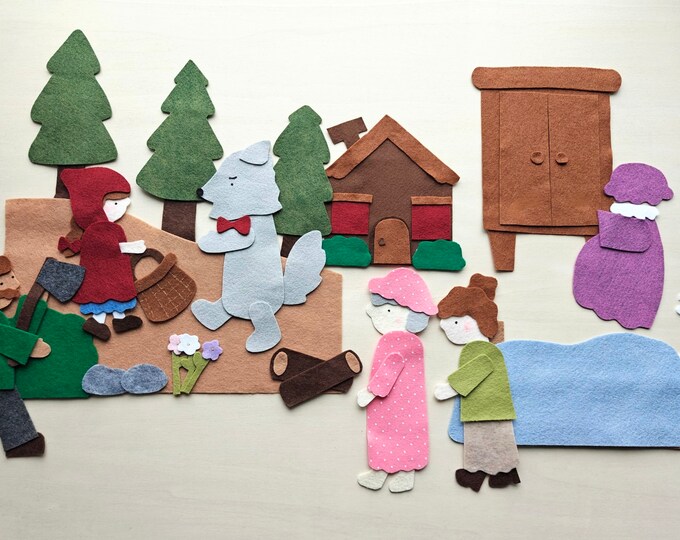 Ten Little Stars Felt Set // Felt Stories // Flannel Board Story ...