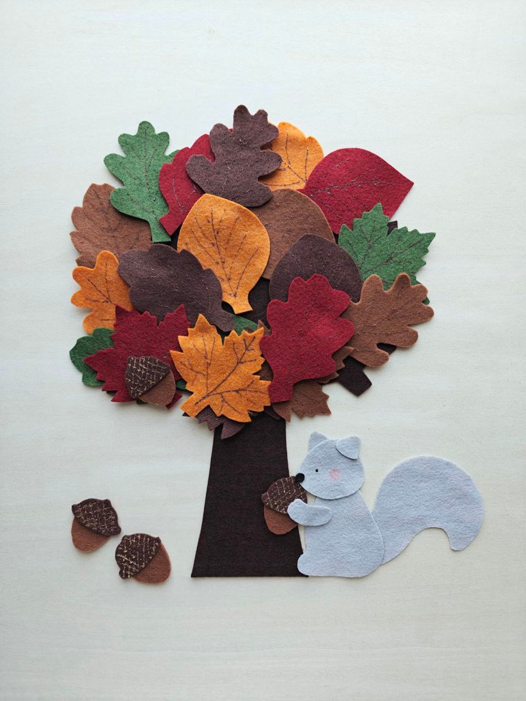Felt Fall Tree Leaves Felt Game Fall Leaves Felt Stories Fall Felt ...