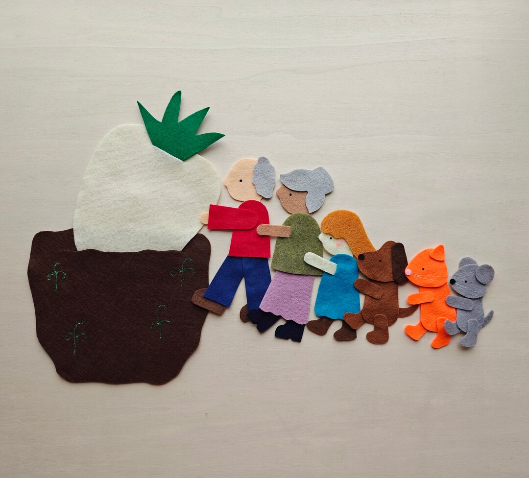 The Giant Turnip Felt Story Felt Stories Flannel Board Story Circle ...