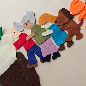 The Giant Turnip Felt Story Felt Stories Flannel Board Story Circle ...