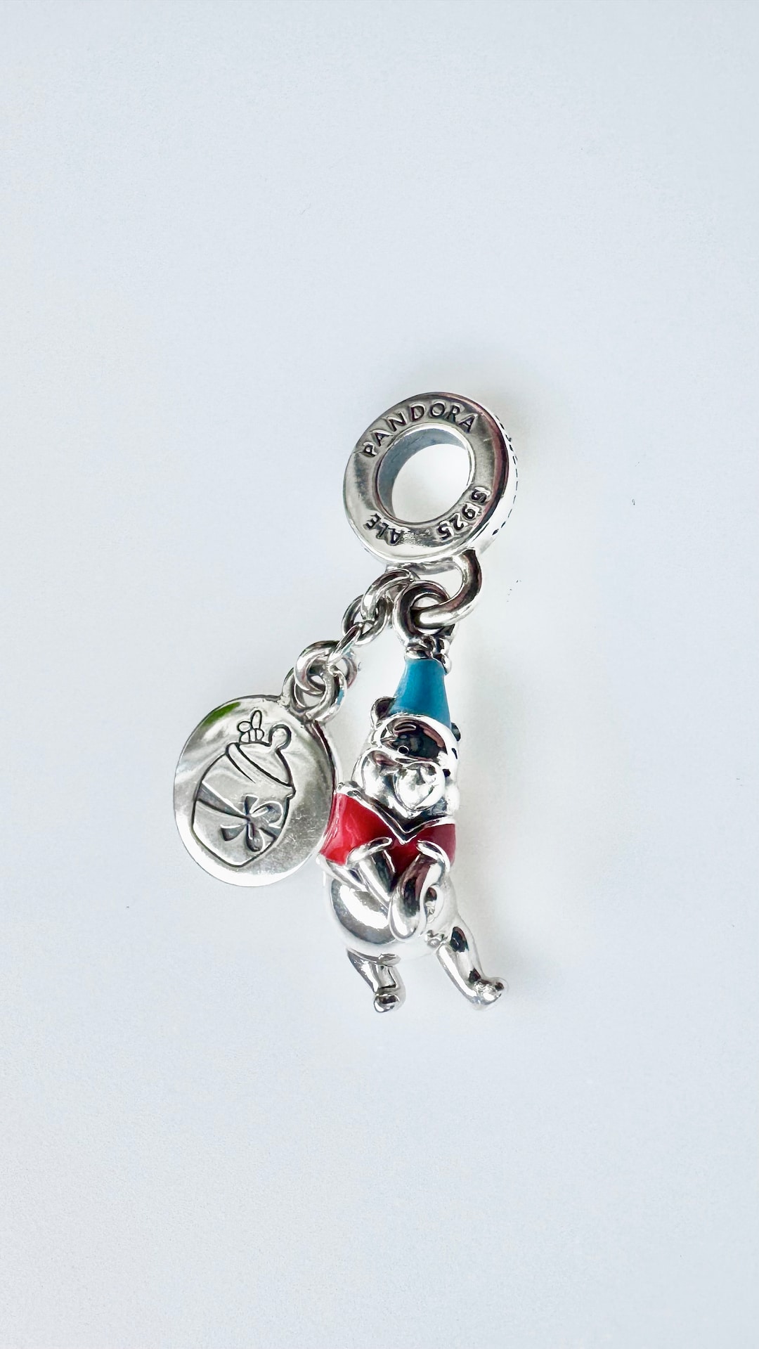 Original Pandora Disney Winnie the Pooh Birthday Charm Pendant Silver ...