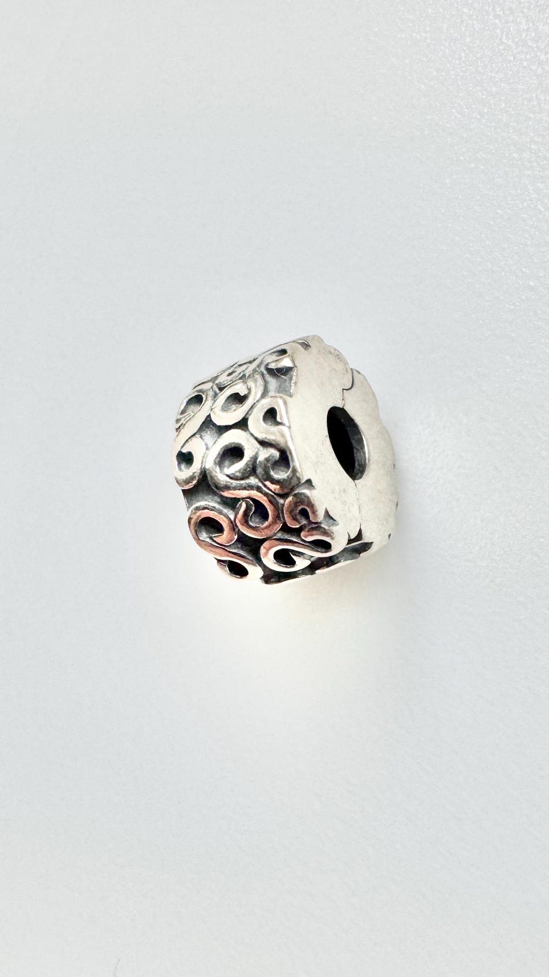 Authentic PANDORA Clip Serpentines 790338 Charm Bead Silver 925 ALE New ...