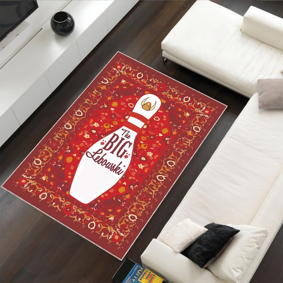Bowling Rug,the Big Lebowski Rug,lebowski Rug,dude Rug,rugs for Living ...