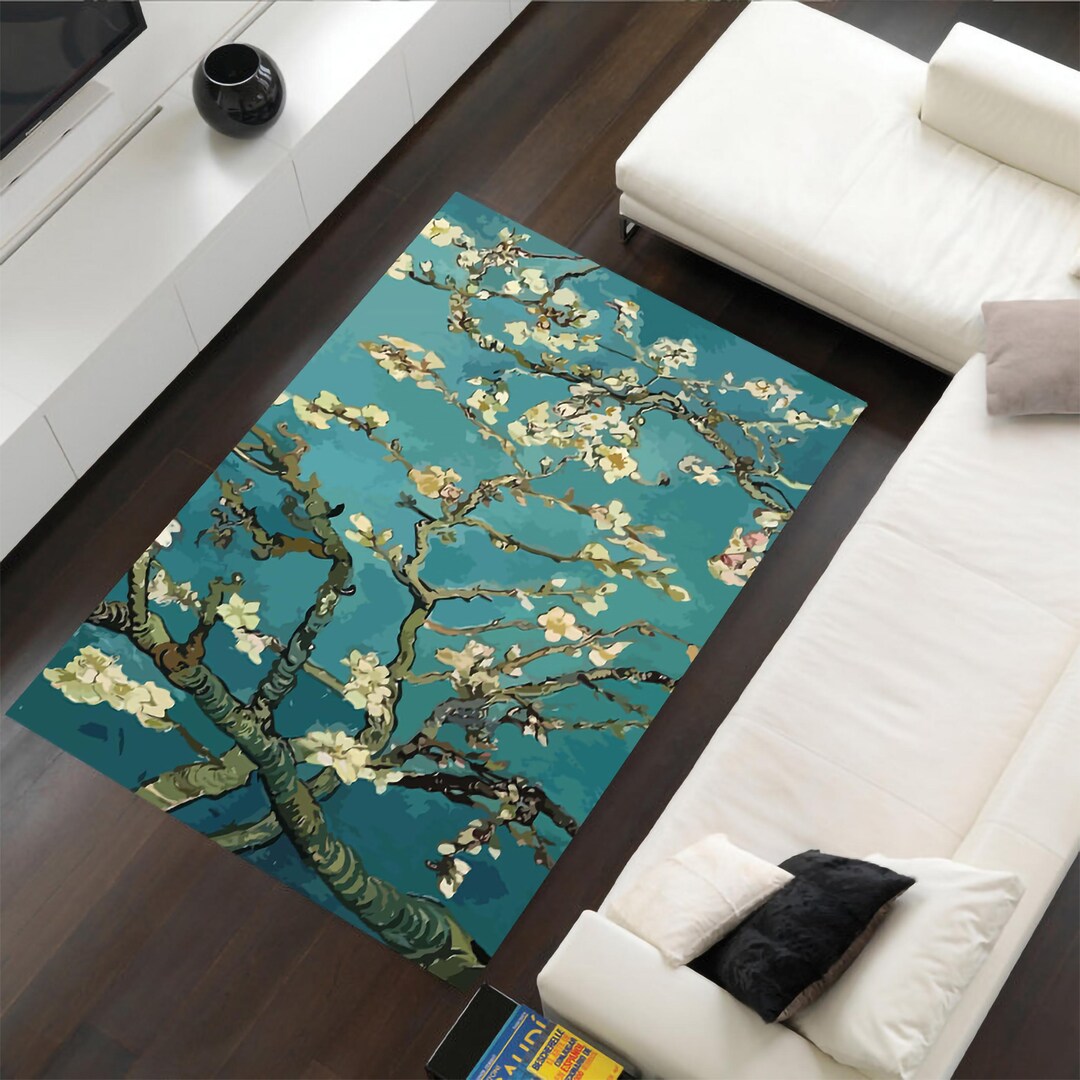 Van Gogh Almond Blossom Rug,van Gogh Decorations,van Gogh Decor,van ...