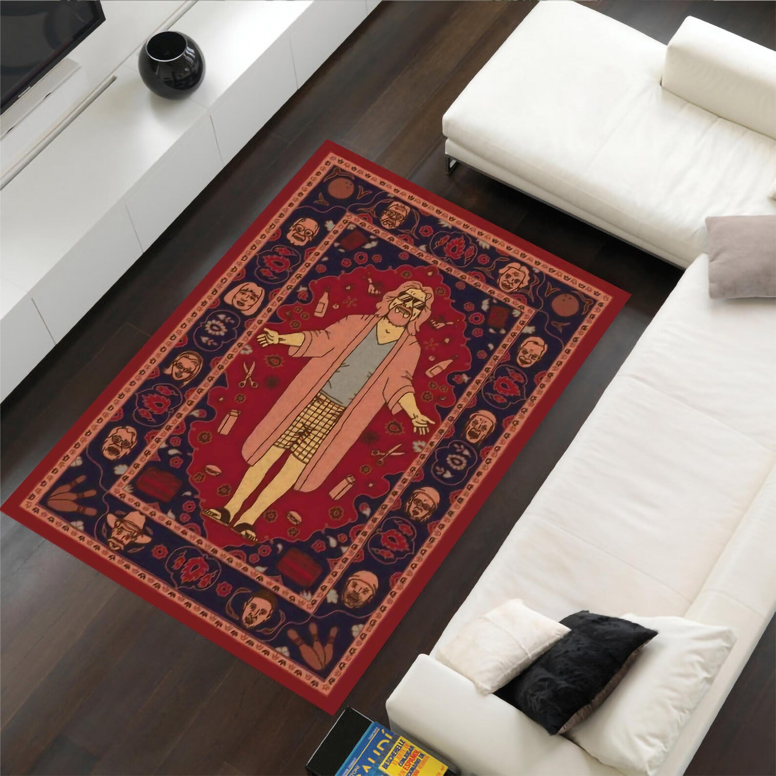 Big Brother Rug,the Big Lebowski Dude Rug,big Lebowski Rug,movie Fan ...