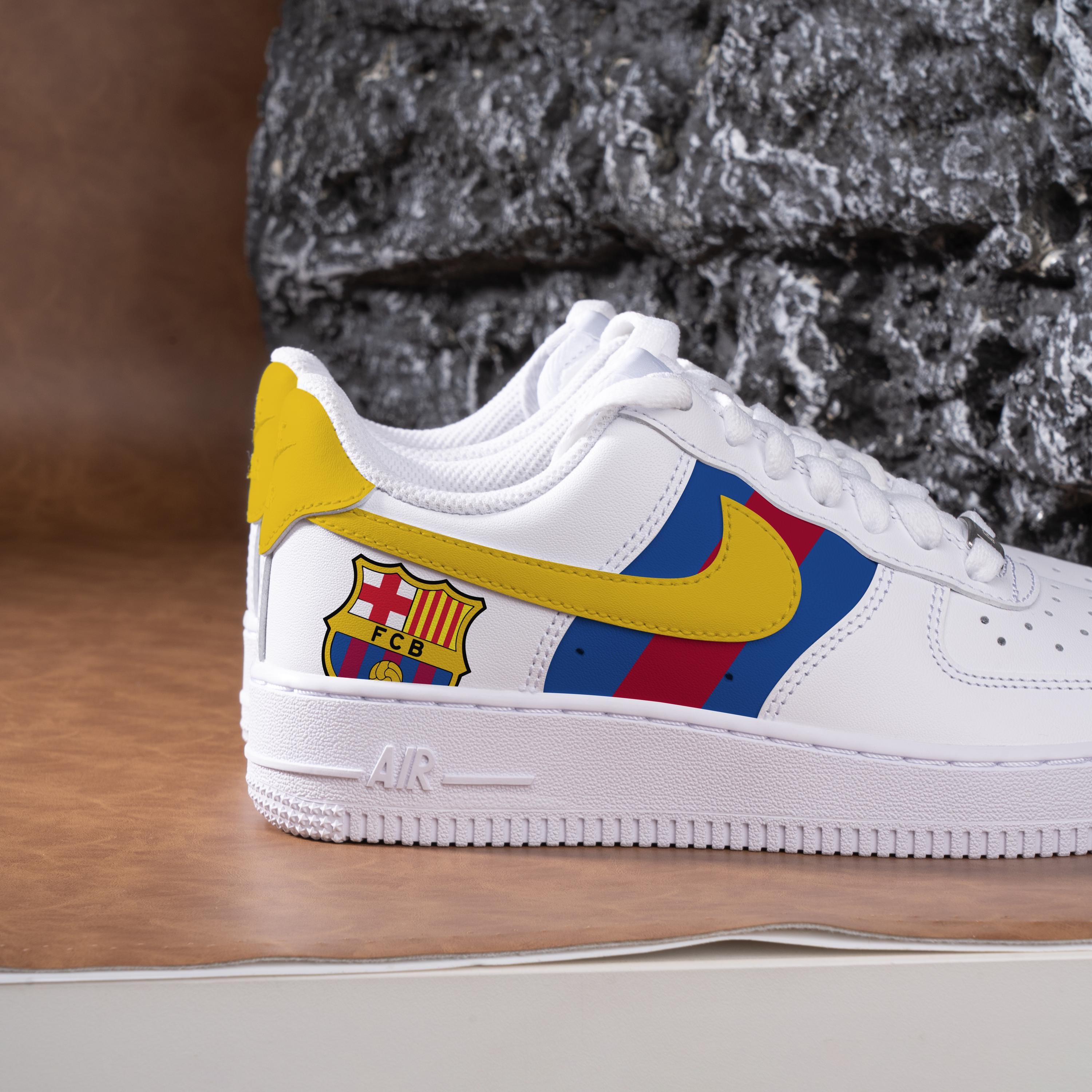 Hand Painted Football Team Sneakers Custom Logo Air Force 1 ...