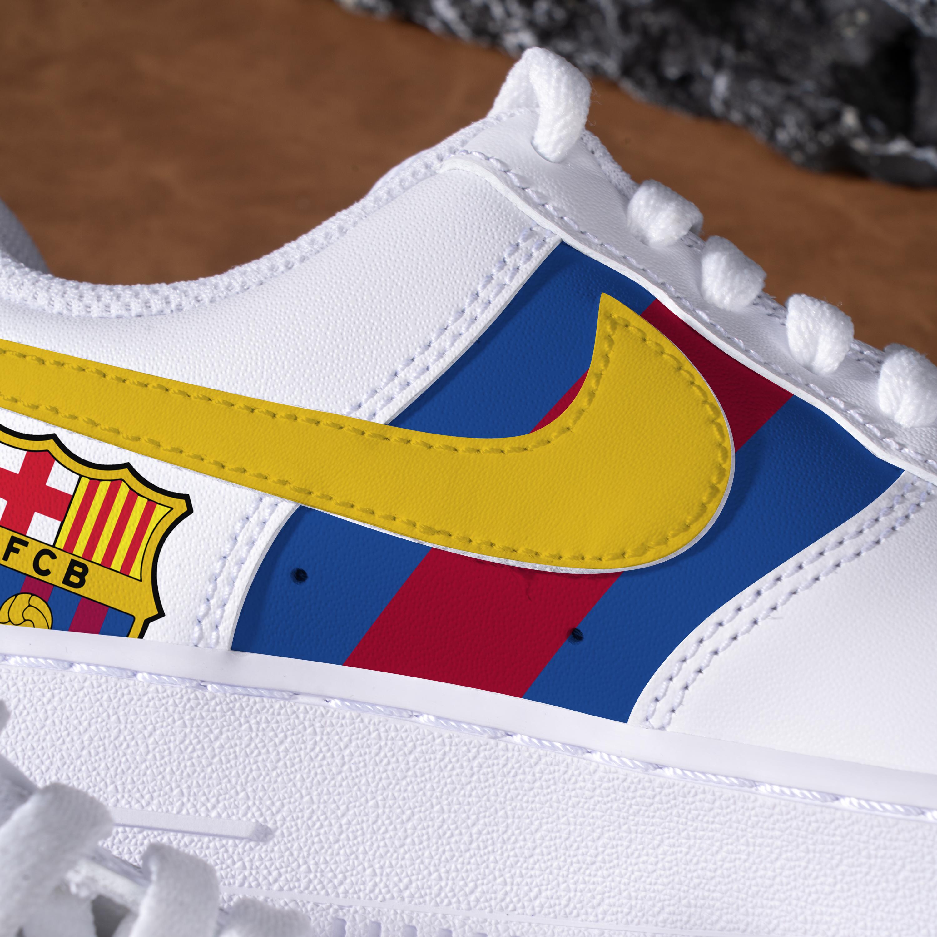 Hand Painted Football Team Sneakers Custom Logo Air Force 1 ...