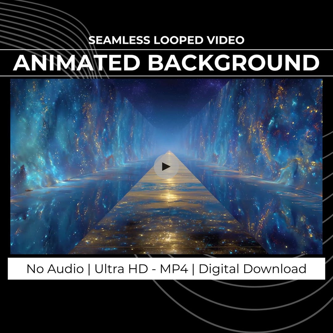 Dreamy Cosmic Animated Background | Space Stream Overlay for Vtubers ...