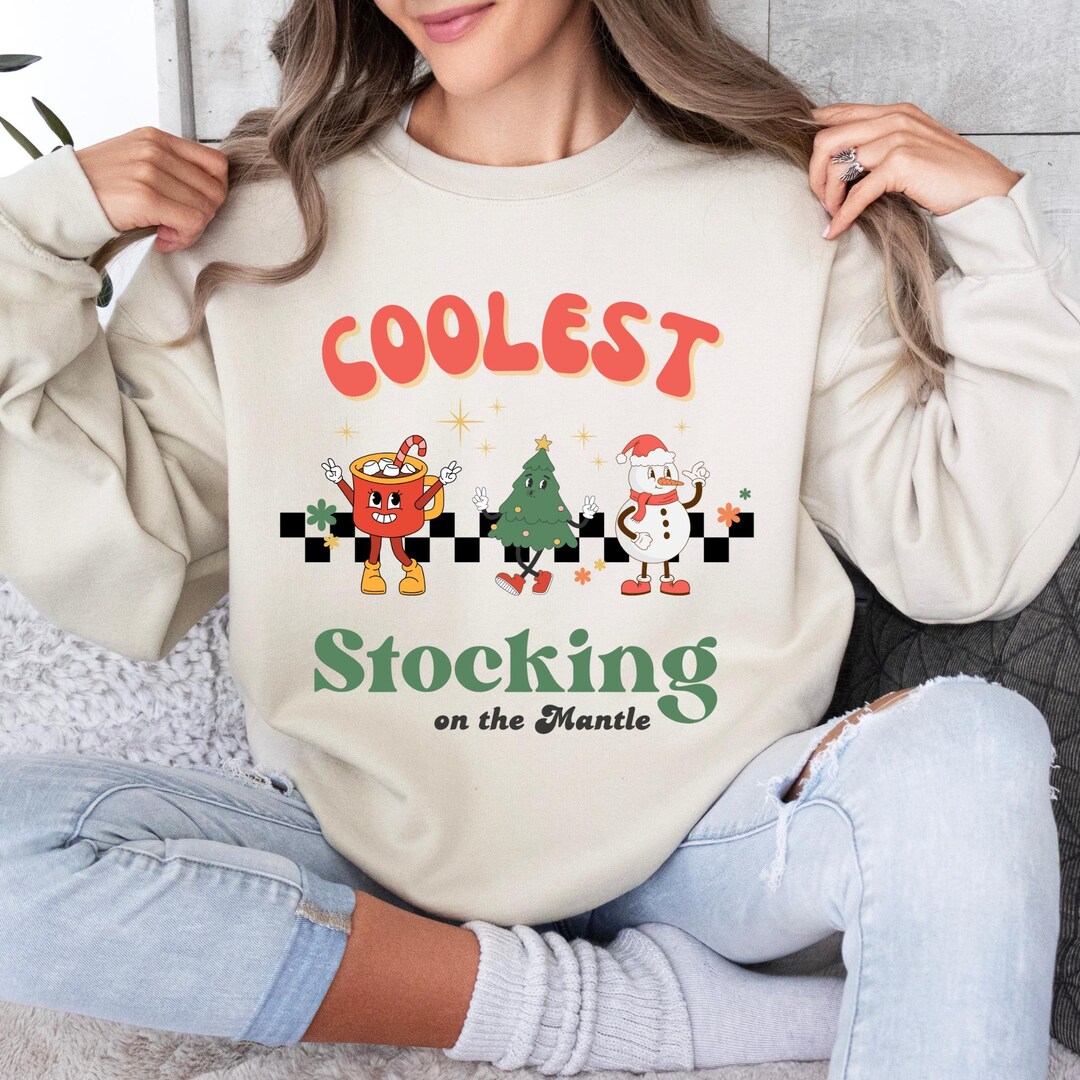 Coolest Stocking on the Mantle Svg Png Cute Christmas Designs Tote Bag ...