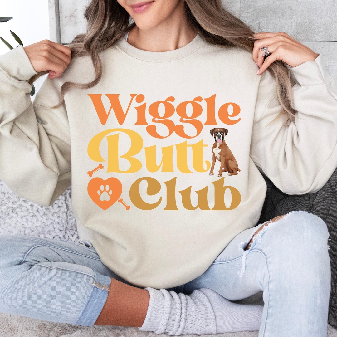 Boxer, Wiggle Butt, Wiggle Butt Club, Dog Lover, Dog Mom, Energetic Dog ...