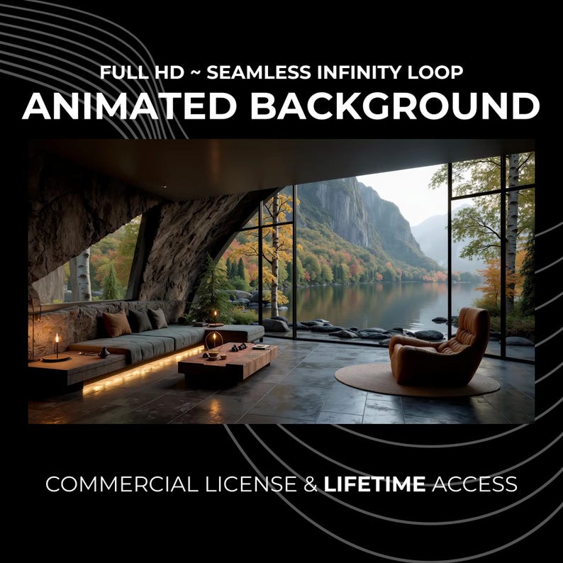 Cozy Nature Animated Background Loop HD | Stream Overlay for Twitch ...