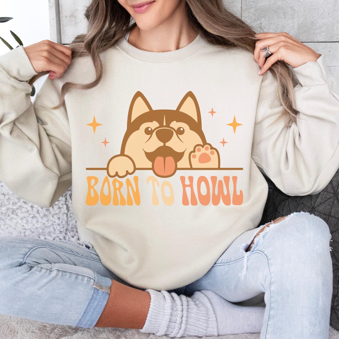 Siberian Husky, Husky, Born to Howl, Dog Lover, Dog Mom, Adventure Dog ...