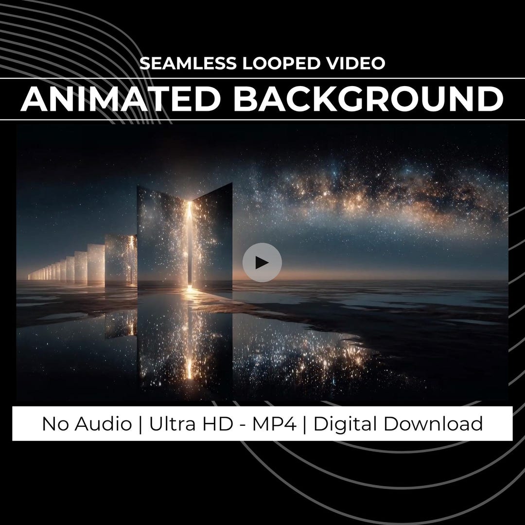Dreamy Cosmic Stream Background | Animated Fantasy Loop for OBS, Twitch ...