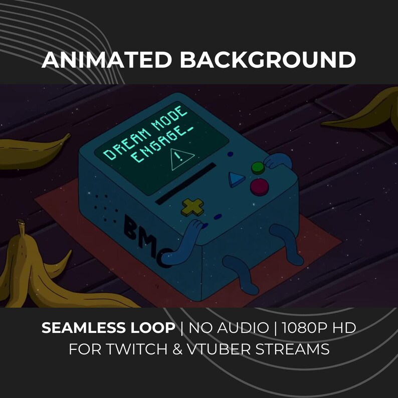 Dream Mode Animated Background Loop | 1080p Twitch Youtube OBS Gaming ...