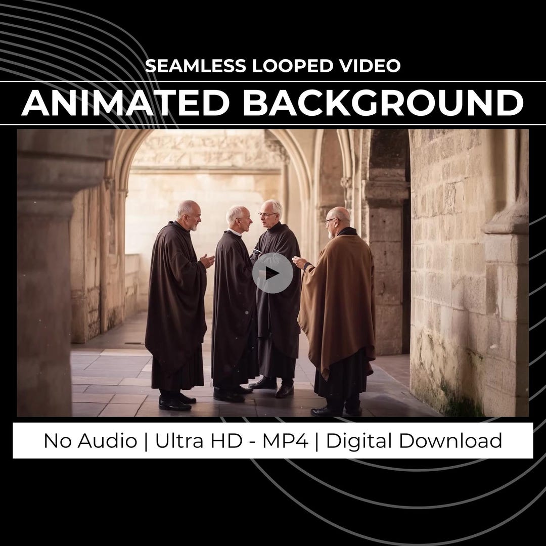 Gregorian Chants Holy Chant in - Seamless Loop Video - Motion ...