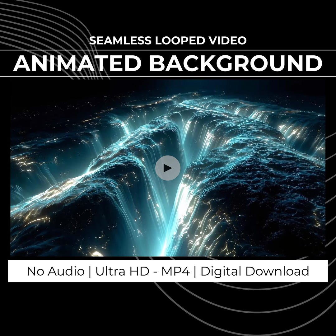 Futuristic Tech Animated Background Loop | Stream Overlay for OBS ...