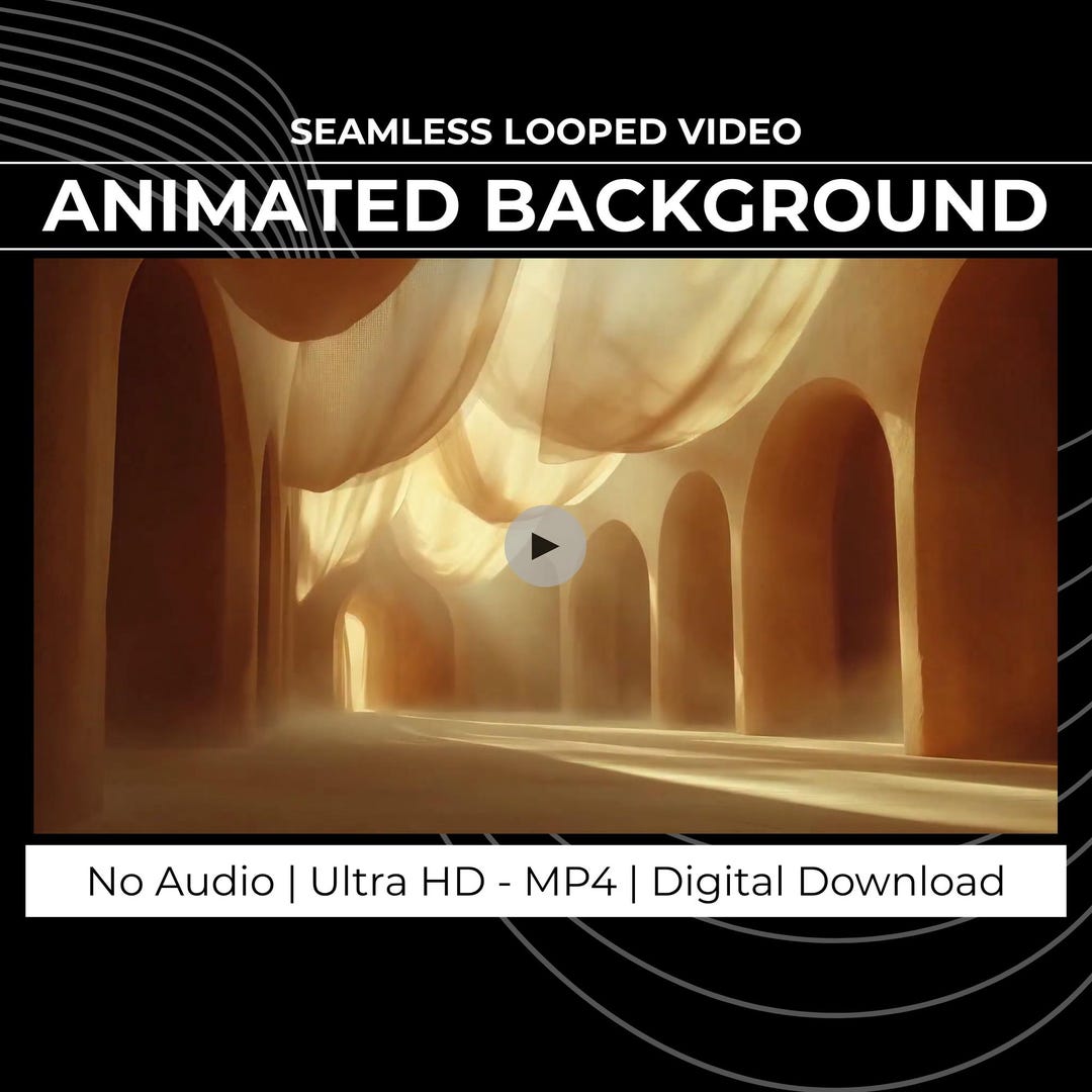 Dreamy Aesthetic Animated Background Loop for Streamers | HD Virtual ...