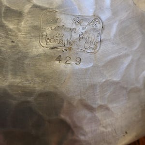 Vintage Rodney Kent Aluminum Candy Dish - Etsy