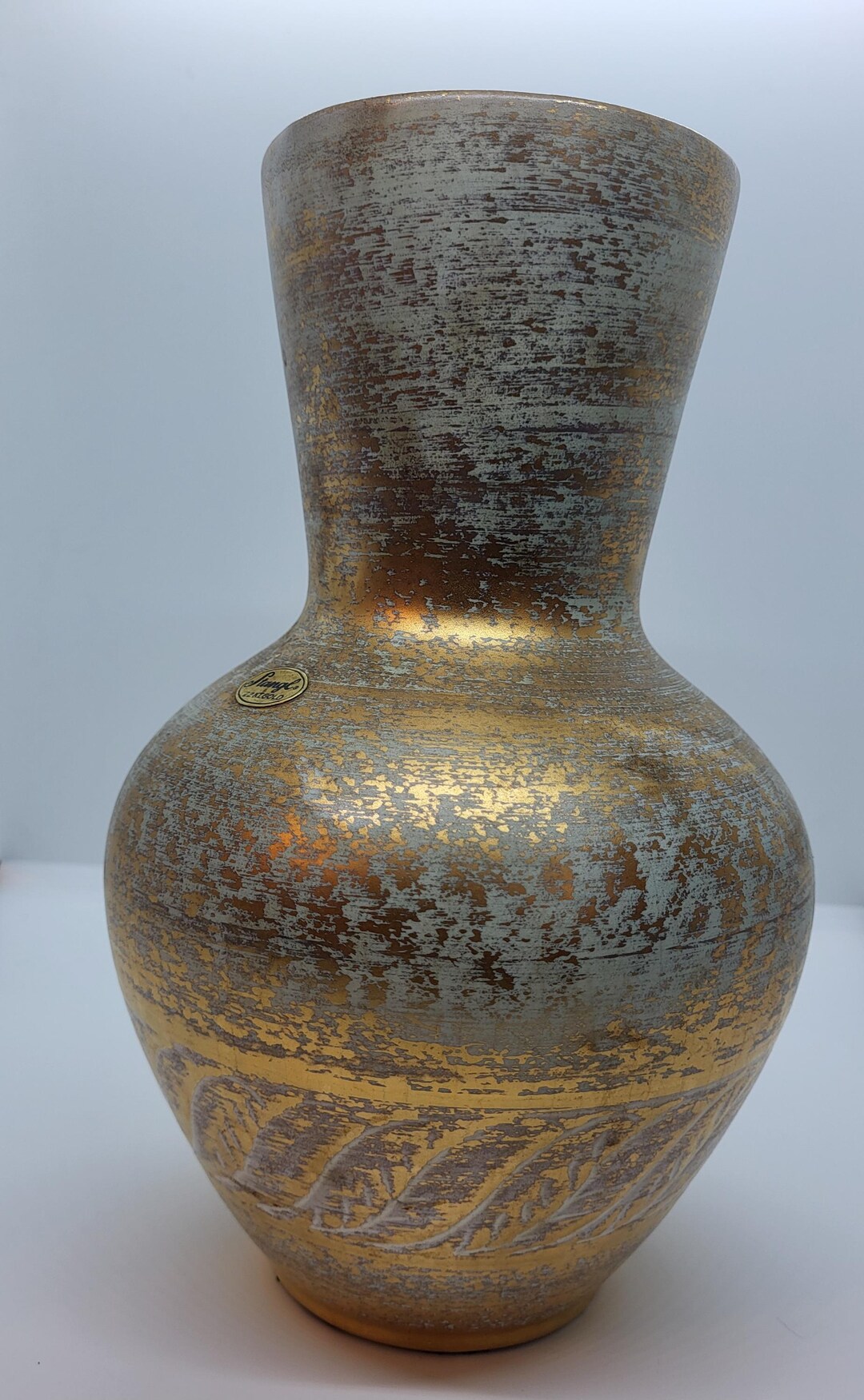 Antique 10gold Stangl Vase - Etsy