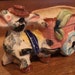 Vintage Ceramic Donkey Cart Planter - Etsy